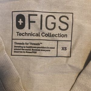 Figs | Tops | Brand New Figs Scrub Top Color Is Cement Its A White And ...